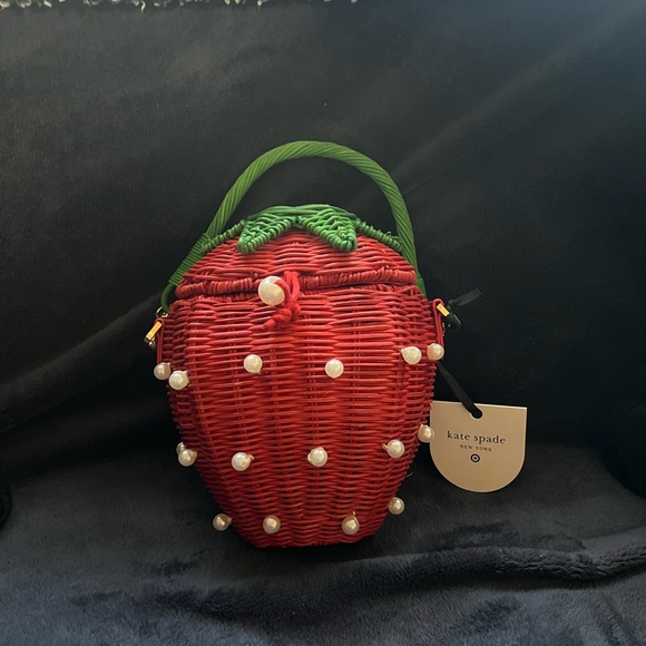 kate spade | Bags | Kate Spade X Target Red Strawberry Bag Bnwt | Poshmark